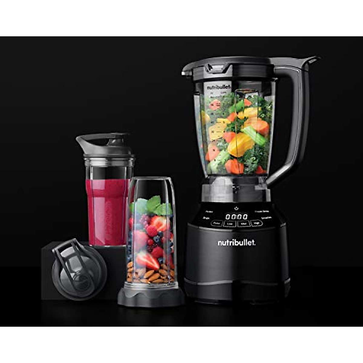 NutriBullet NBF50520 Touch Combo Blender, 64 oz, Black