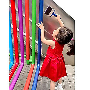 Magimate Paint Brush Set, Painters Professional Painting Brushes with an Elegance Tapered Trim Brush for Walls, Cabinets, Pack of 5