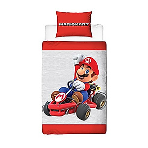 Nintendo Mario Closeup Single Duvet Cover Set