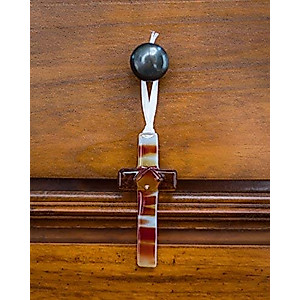 On Your First Grandchild Keepsake Glass Cross Gift for New Grandparents