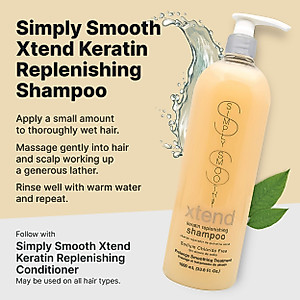 Simply Smooth Xtend Keratin Replenishing Shampoo, 33.8 oz
