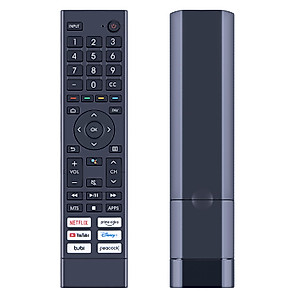 ERF3J80H Replacement Remote Control Fit for Hisense 4K UHD Android Smart TV 43A6G 50A6G 50U6G 50U68G 55U6G 55A6G 55U68G 60A6G 65U68G 65A6G 65U6G 70A6G 75A6G 75U6G 75U68G（No Voice Function）