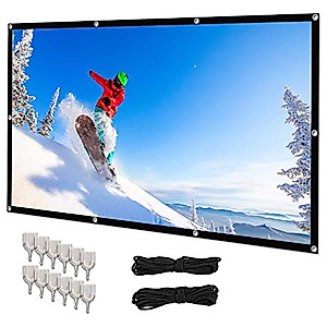 LG CineBeam HU810PW 2700-Lumen XPR 4K UHD Smart Laser Home Theater DLP Projector + SanDisk Ultra Dual USB Drive 32GB, 120” Foldable Projection Screen with 12x Adhesive Wall Mounts & More (19pc Bundle)