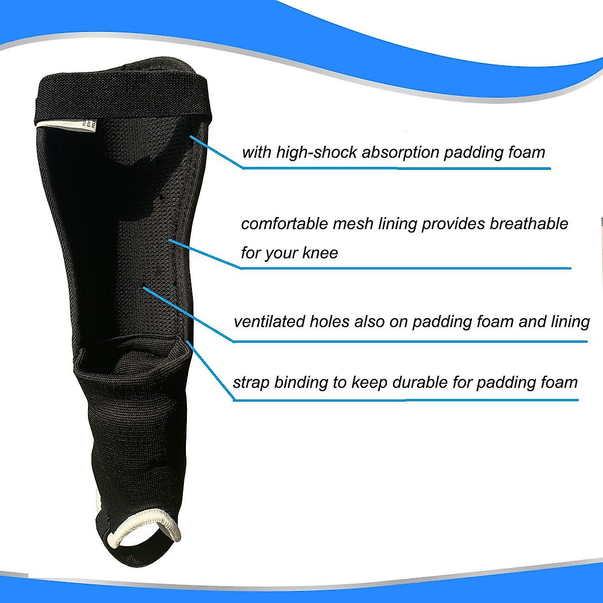 Soccer Football shin Guards with Low-Profile Flexible Super Protection,Great for Adult,Youth, Junior,Size Medium