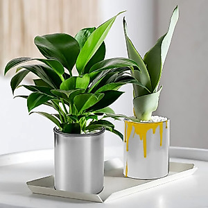 WUWEOT 6 Pack Metal Quart Paint Cans with Lids, Empty Unlined Paint Buckets, Multipurpose Storage Paint Pails Containers for Arts and Crafts, DIY Projects, Painting, Garage Organization