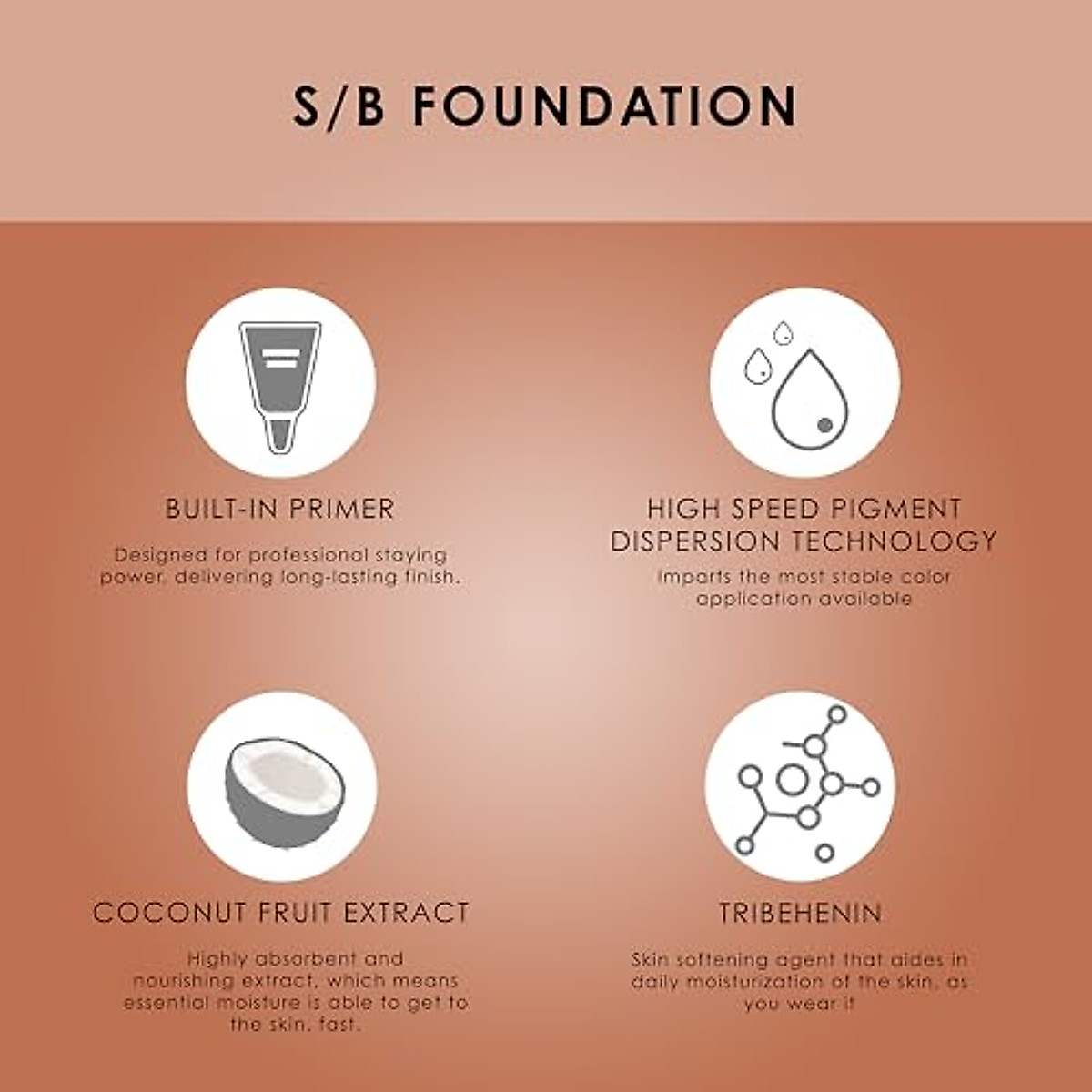TEMPTU S/B Silicone-Based Airbrush Foundation: Professional Long-Wear Liquid Makeup, Sheer To Full Coverage For A Hydrated, Healthy-Looking Glow & Luminous, Dewy Finish On All Skin Types, 004 Sand, 1 Fl Oz