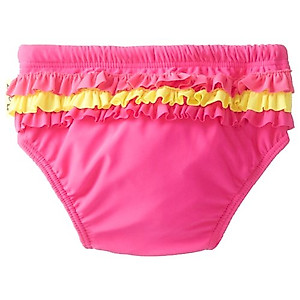 Baby Banz Baby-Girls Infant UV Swim Diaper Sun Blossom Ruffle, Sunblossom, 12-18 Months