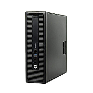 HP ProDesk 600 G1 SFF Desktop PC - Intel Quad Core i5 4570 3.2Ghz 8GB DDR3 RAM, 500GB, DVD, Display Port, USB 3.0, VGA, Keyboard, Mouse, WiFi Adapter, Windows 10 Home (Renewed)