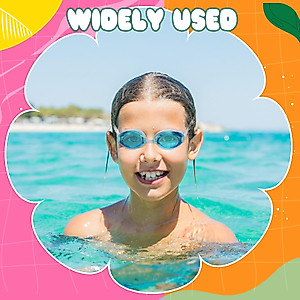 Kanayu 72 Pairs Swimming Goggles for Adult with 72 Set Ear Plug and Nose Clips Youth Anti Fog Water Sport Swim Goggles No Leaking Wide Vision Swim Glasses, 4 Color