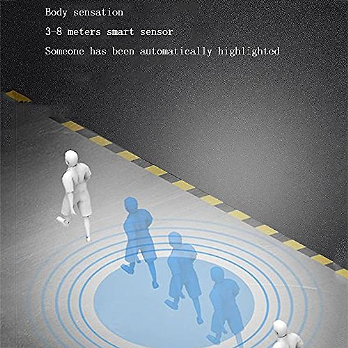 Mifty Solar Light Solar Lights Highlight Outdoor Garden Lights Home Intelligent Light Control LED Lighting Street Lights Rural Human Body Induction Lights lamp