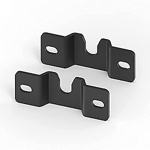 JINGer Sound Bar Wall Mount Brackets for VIZIO Sound BarSoundbar Mounting Bracket for VIZIO SoundBar SB3851C0SB3630E6SB3621nF8MSB4551D5 Speaker with Wall Mount Screws Black