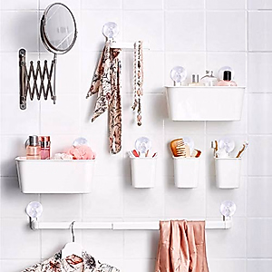 ANCIRS 50 Pack 30mm Double Sided Suction Cups for Glass Table Top Anti-Slipping, PVC Glass Table Bumpers for Anti-Sliding, Transparent Table spacers for Window Hanging Kit