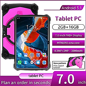 HD 7 Inch Android Tablet IPS High Definition Screen WiFi Bluetooth Voice Call Game Video Learning Tablet SIM Card Communication Function