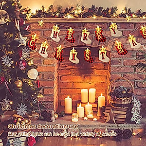 ACPOP Photo Clip Star String Lights, LED Lights with Clips for Hanging Pictures,Wedding Party, Christmas Tree, New Year, Garden Decoration, Warm White