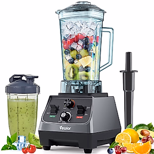 VEWIOR 2200W Blenders for Kitchen, Professional Smoothie Blender with 68oz Tritan Container & 27oz To-Go Cup, Countertop Blender for Smoothies