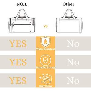 NGIL Canvas 23" inch Duffle Bag (Royal Blue Glitter)