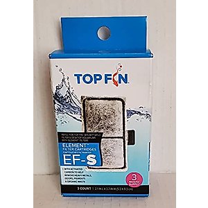 Top Fin EF-S Element Filter Cartridge 3 Month Supply 2.1 in X 3.7 in
