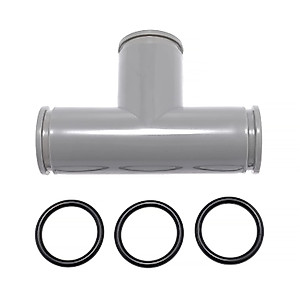 WoodWould 1-1/4 Inch T Tee Joint Filter Pump Hose Connector for Swimming Pool Pumps