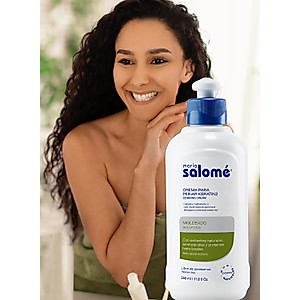 Maria Salome Crema para Peinar Keratin2 Sin Sal Leave in Conditioner 350ml 11.8 fl Oz
