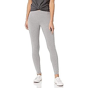 Amazon Essentials Women's Legging, Grey Heather, Large