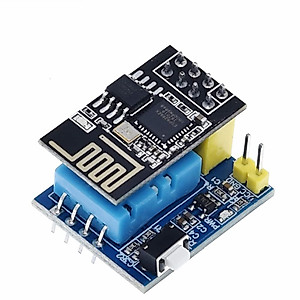 ESP8266 ESP-01S DHT11 Temperature and humidity WiFi node module, with ESP-01S wireless module, Pack of 2