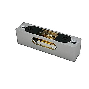 umei High Precision Aluminum level alloy with luminous horizontal bubble, horizontal position can be seen on 3 sides, 90x25x21mm（With magnet）