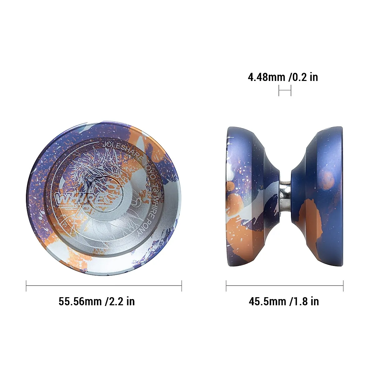 Lixada Yoyo Ball Aluminum Alloy with Responsive and Unresponsive Bearings+Yoyo String+Glove, Yo-yo Ball Set Professional Portable Durable for Beginner Competition