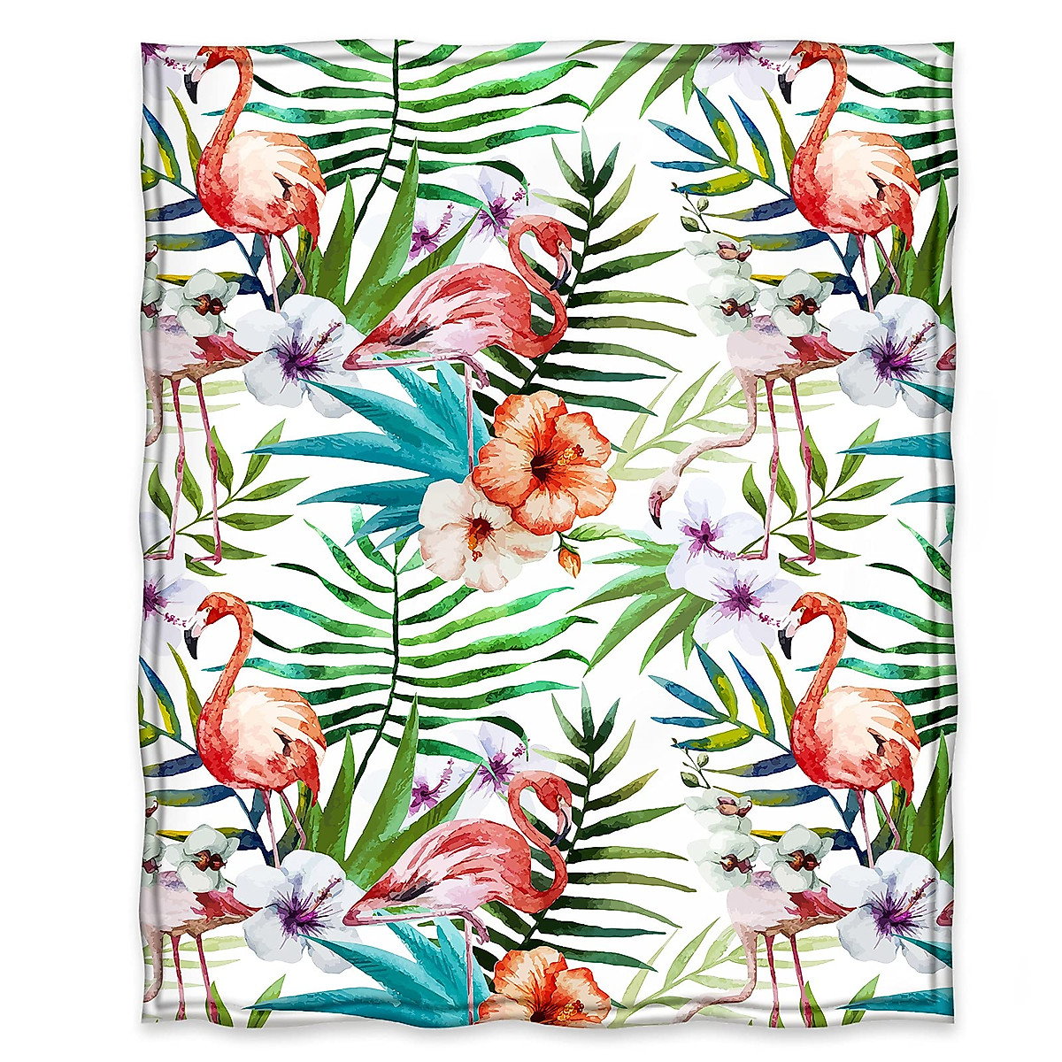 Jekeno Flamingo Gifts Blanket for Women Girls, Flamingo Throw Blankets Gifts for Adult Kids, Christmas Birthday Valentine's Day Animal Flamingo Decor Gifts for Home Bed Couch