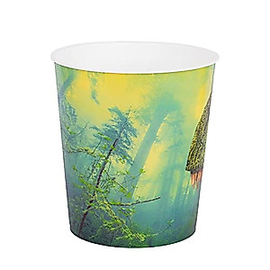 Idena 11545 - Children's Waste Paper Basket, Dinosaur Motif, 9 Litre Capacity, Polypropylene, Rubbish Bin for Children