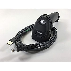 Zebra DS2208 Series Handheld Standard Range Corded Imager Kit with Shielded USB Cable, Black (DS2208-SR7U2100AZW) (Renewed)