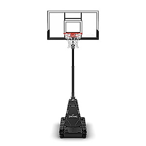 Spalding Momentous EZ Assembly 54" H-Frame Acrylic Portable Basketball Hoop