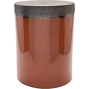 Artistic Weavers Andalusia Garden Stool, Burnt Orange