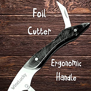 Professional Sommelier Corkscrew Wine Bottle Opener. Manual Hand Opener Used By Waiters & Bartenters. Stainless Steel & Tough Colorful Resin. Built In Beer Opener & Foil Cutter. (Lightning Pink)