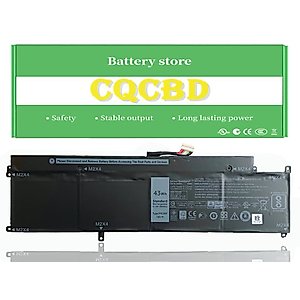 CQCBD P63NY XCNR3 Laptop Battery Replacement for DELL Latitude 13 7370 E7370 Series N3KPR 4H34M 0N3KPR XCNR3 04H34M 0XCNR3 WY7CG G7X14 0G7X14 MH25J 0WY7CG (7.6V 43Wh/5381mAh)