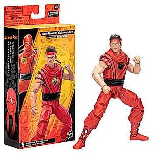 Hasbro Power Rangers x Cobra Kai Lightning Collection Morphed Miguel Diaz Red Eagle Ranger Figure 6"