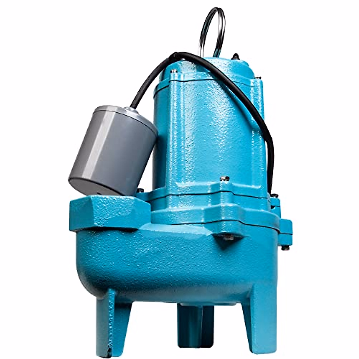Little Giant WCR-9SS 115 Volt, 4/10 HP, 4800 GPH Sewage/Effluent/Wastewater Collection and Removal System, Steel Cover, Green/Blue, 509082