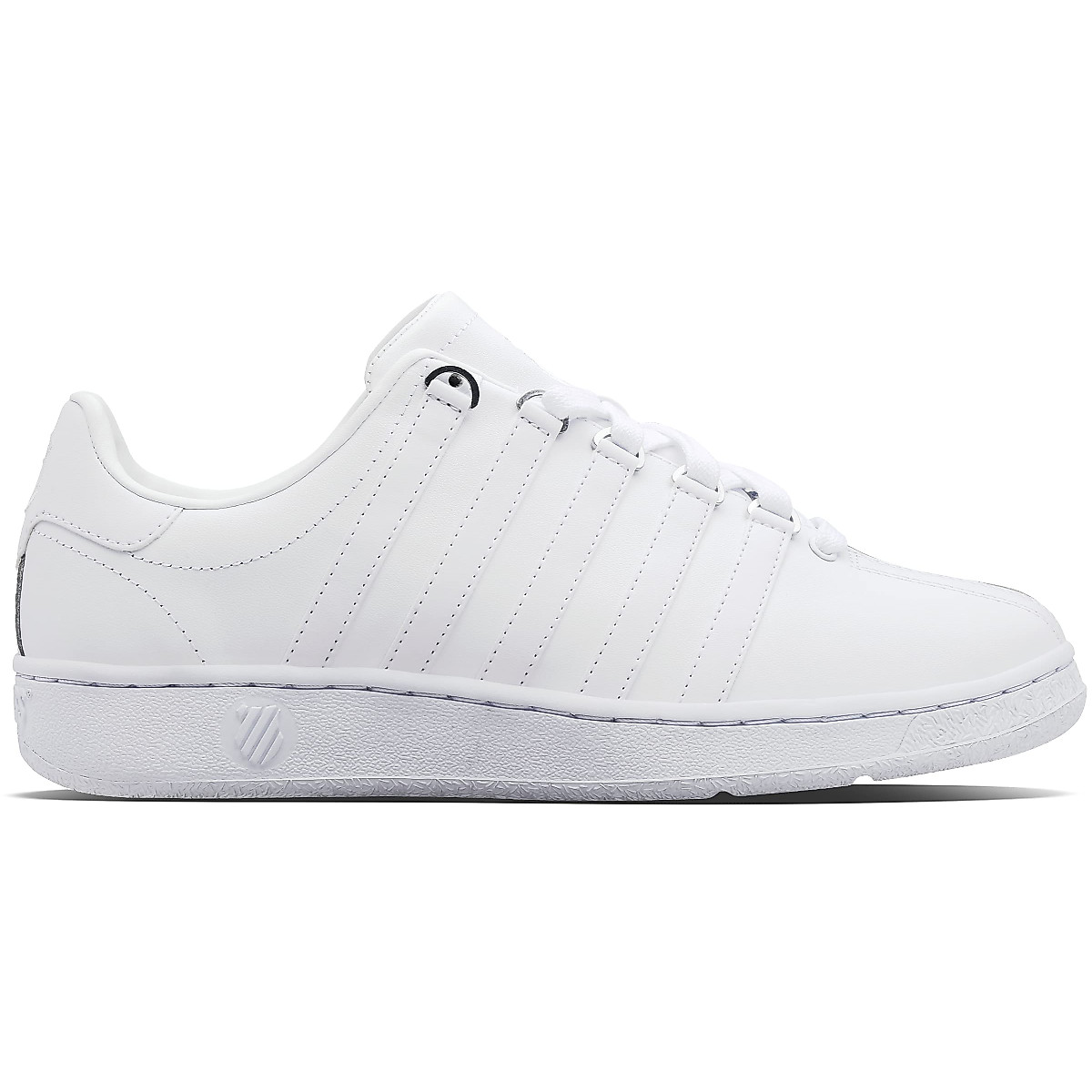 K-Swiss Women's Classic VN Leather Sneaker, White/White, 9.5 M