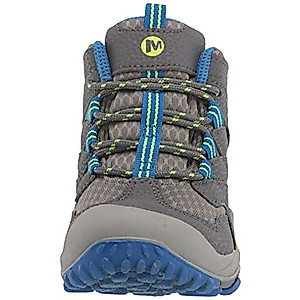 Merrell Chameleon 7 Access MID WTRPF Hiking Boot, Grey/Blue, 11.5 US Unisex Little Kid