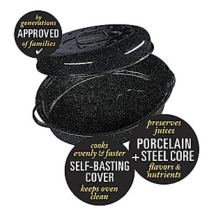 Granite Ware 18-Inch Covered Oval Roaster