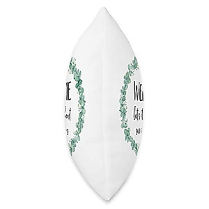 Serial Killer Gifts For Women - ElizaDesigns Welcome Let's Talk About Serial Killers Funny True Crime Throw Pillow, 16x16, Multicolor