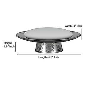 nu steel 7-Piece Mercury Glass Bathroom Accessory Set, Patchwork, Mercury/Shiny