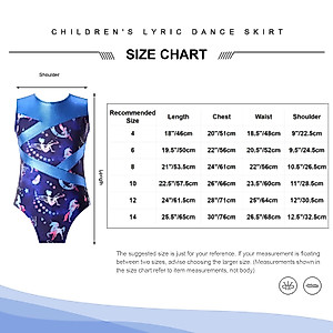 YONGHS Kids Girls Sleeveless Ballet Leotard for Gymnastics Outfit One Piece Athletic Bodysuit Dancewear Lavender 10 Years
