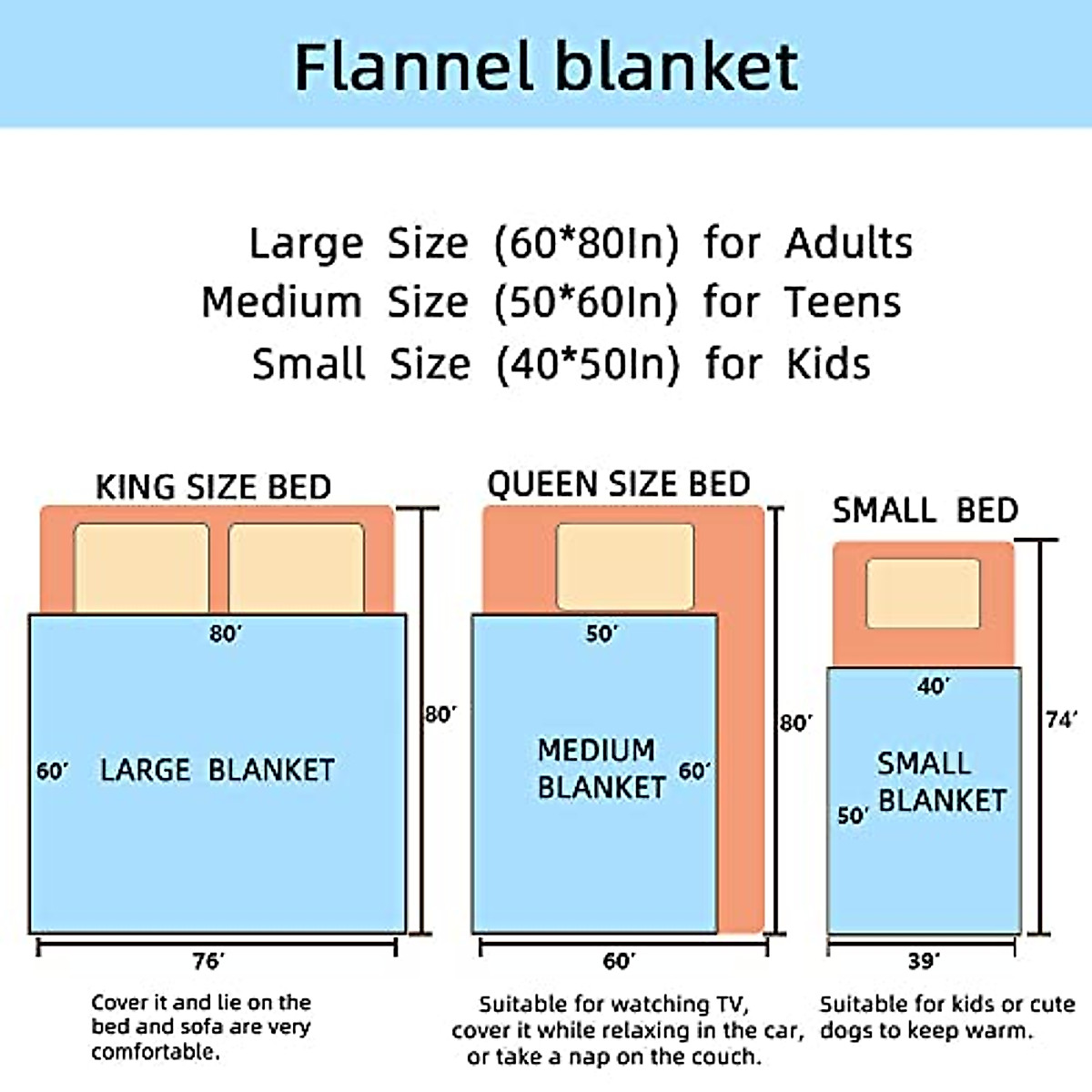 Irisbell Wolf Throw Blanket Cozy Warm Fleece Flannel Blanket for Sofa Bed Travel Soft Plush Gifts Blanket for Adult and Kids (Wolf-1, 80 x 60 in)