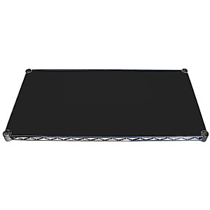 Omega Products Corporation 2 Pack of 24 Deep x 24" Wide Black Shelf Liner