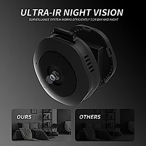 Mini Spy Hidden Camera WiFi Nanny Cam with App 1080P HD Small Wireless Portable Home Security Cameras Covert with Night Vision Motion Detection Built in Battery 32Gb SD Card for Home Indoor Outdoor