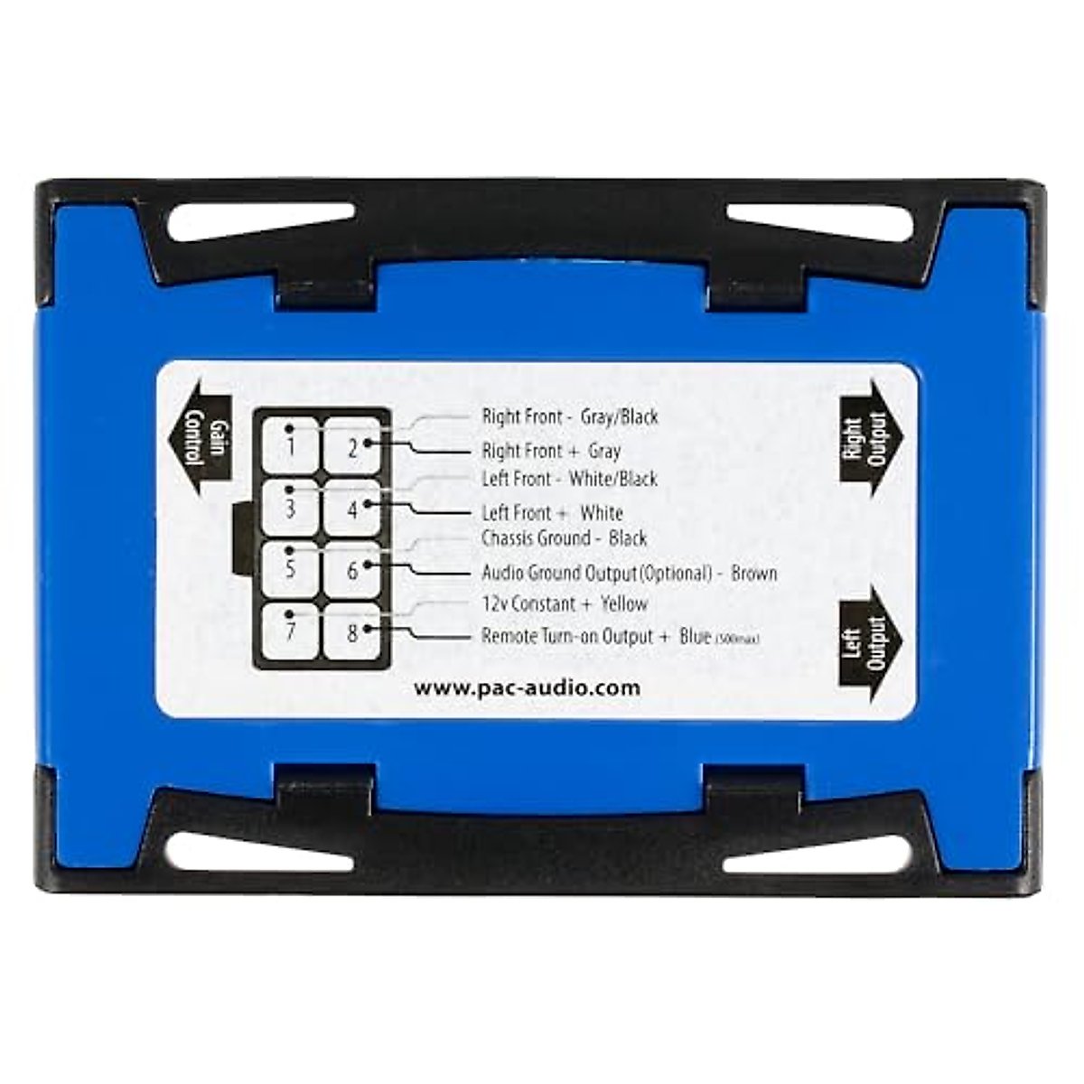 PAC LP7-2 L.O.C. PRO Series 2-Channel Line Output Converter with Remote Turn On 4in. x 8in. x 1in.