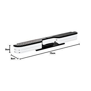 Fey 21007 SureStep Deluxe Universal Chrome Replacement Rear Bumper (Requires Fey vehicle specific mounting kit sold separately)