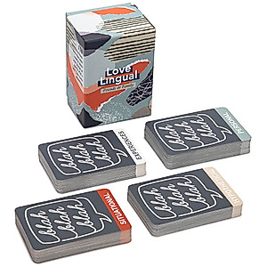 FLUYTCO Love Lingual: Friends & Family - Better Language for Better Love - 150 Conversation Starter Questions and Icebreakers - Relationship and Team Building Card Game
