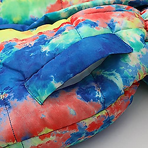 Girls Little Long Quilted Padded Light Puffer Coat Hooded Windproof Outwear Down Coat Overcoat Cotton Shiny Jackets