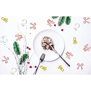 KEWUFD She's Tying the Knot Confetti She's Tying The Knot Bridal Shower Bachelorette Table Decorations Supplies Pink Bow Themed Party Decorations For Wedding Party Decor Sign Rose Gold